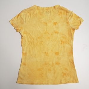 Disney | Tops | Disneys Tinker Bell Yellow Tiedye Shirt | Poshmark